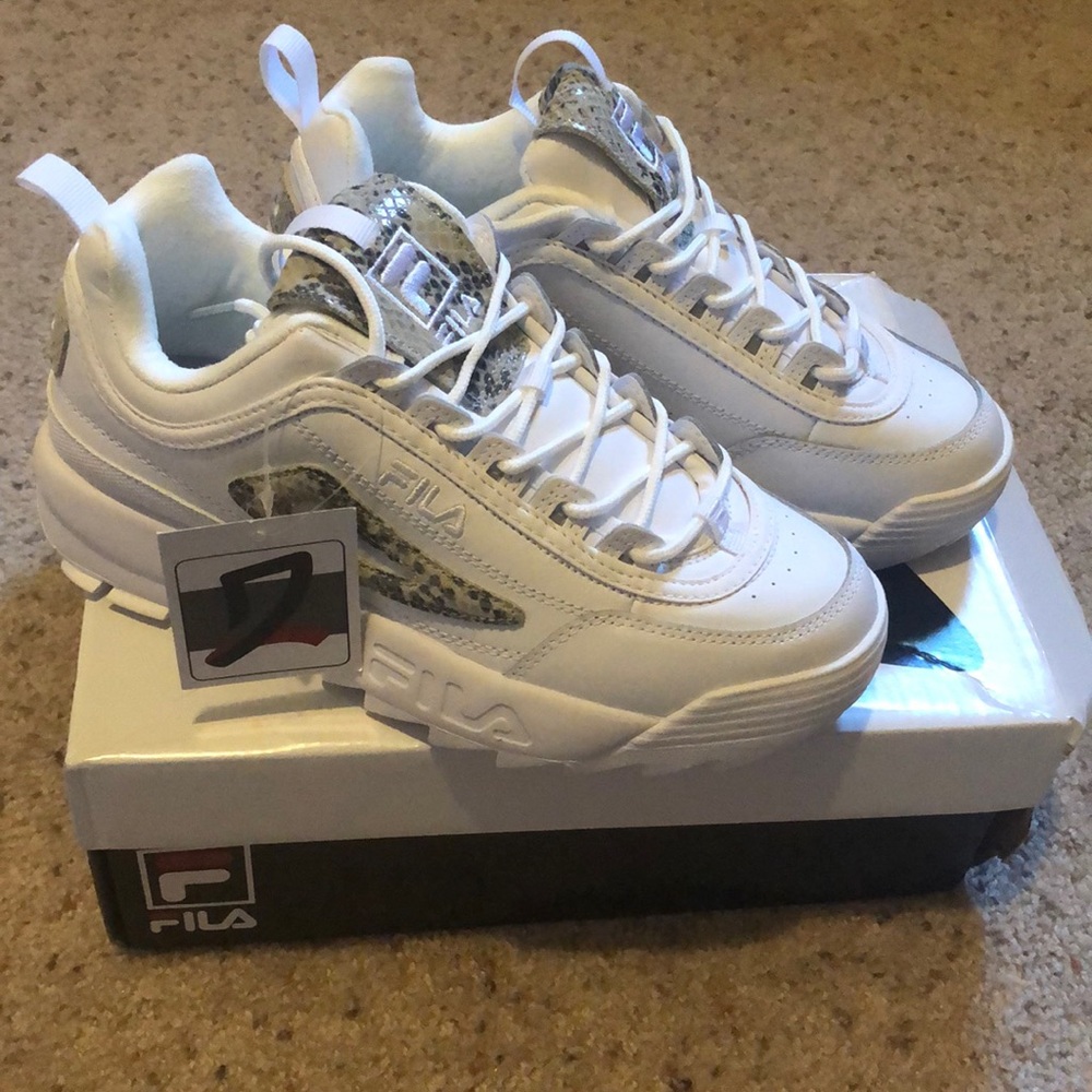 Women’s Disruptor Ll Snake Fila Sneakers - Gem